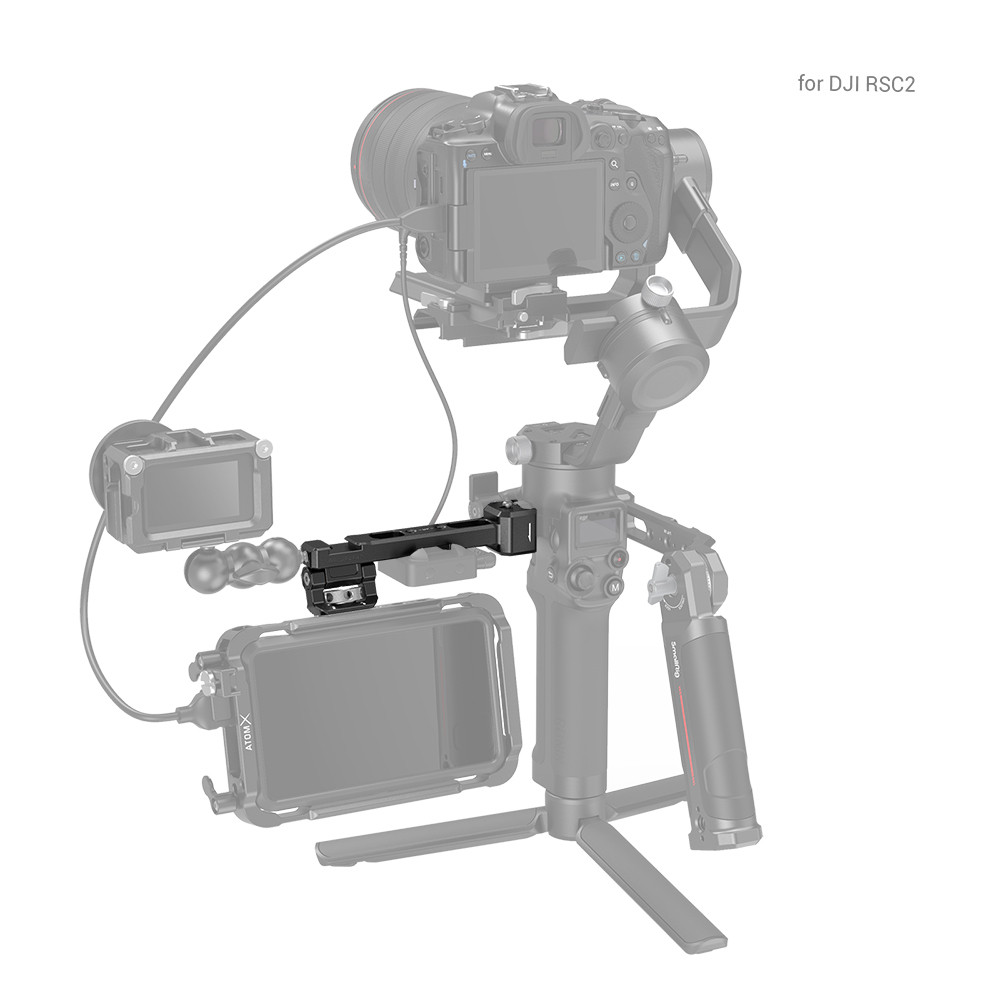 SmallRig Monitor Mount with NATO Clamp for DJI RS 2 / RSC 2 / RS 3 / RS ...