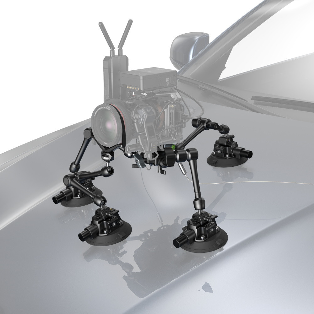 SmallRig All-in-One 4-Arm Suction Cup Camera Mount Kit for Vehicle ...