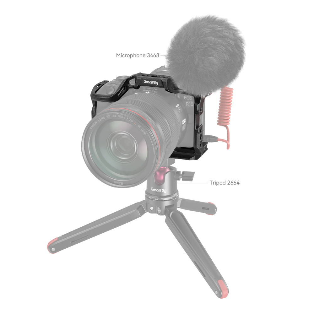 SmallRig “Black Mamba” Cage for Canon EOS R10 4004
