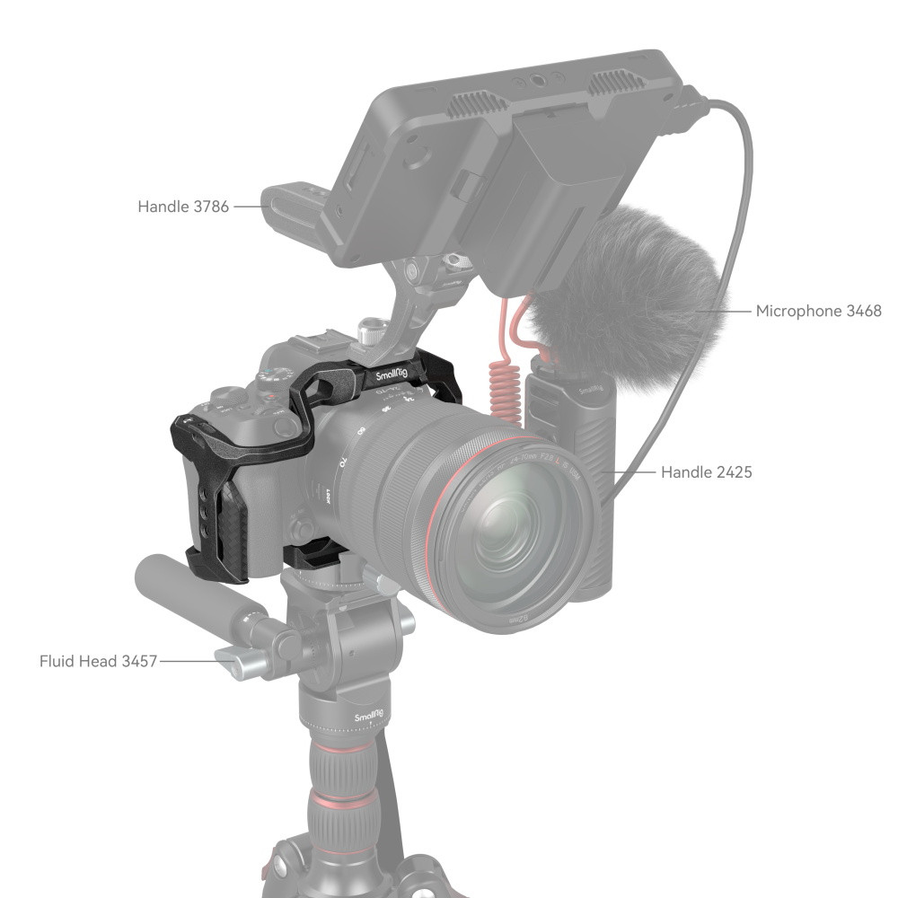 SmallRig “Black Mamba” Cage for Canon EOS R10 4004