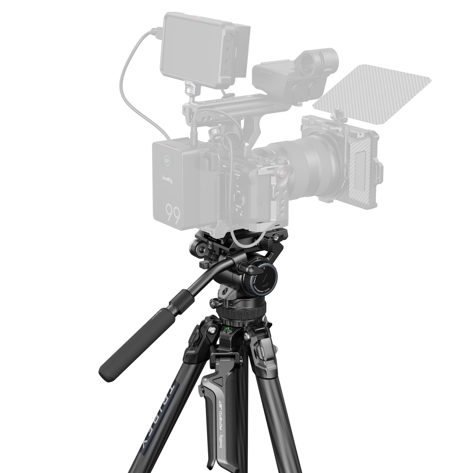SmallRig x Potato Jet TRIBEX Hydraulic Carbon Fiber Tripod Kit (Origin ...