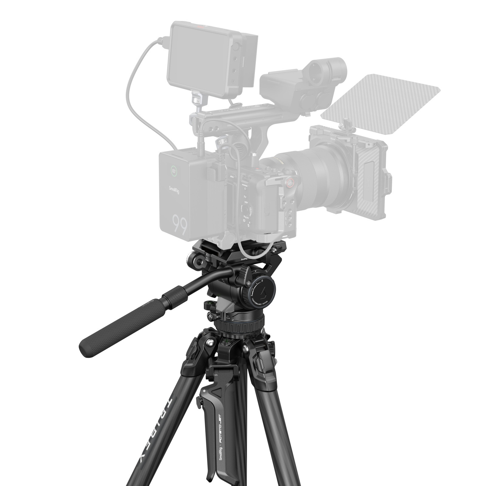 SmallRig x Potato Jet TRIBEX Hydraulic Carbon Fiber Tripod Kit (Origin ...