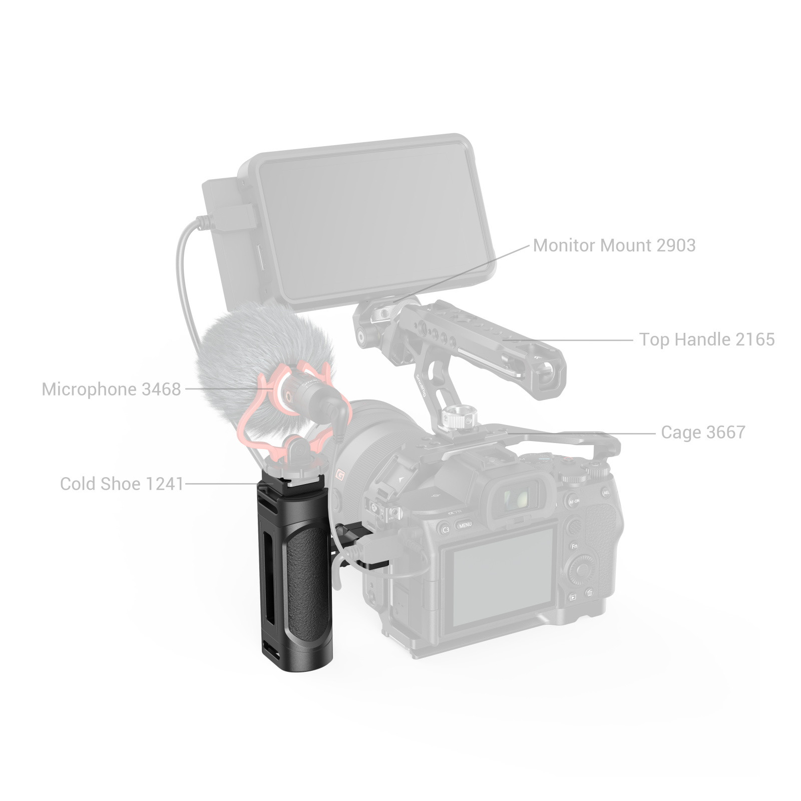 SmallRig mini Side Handle Kit 4816