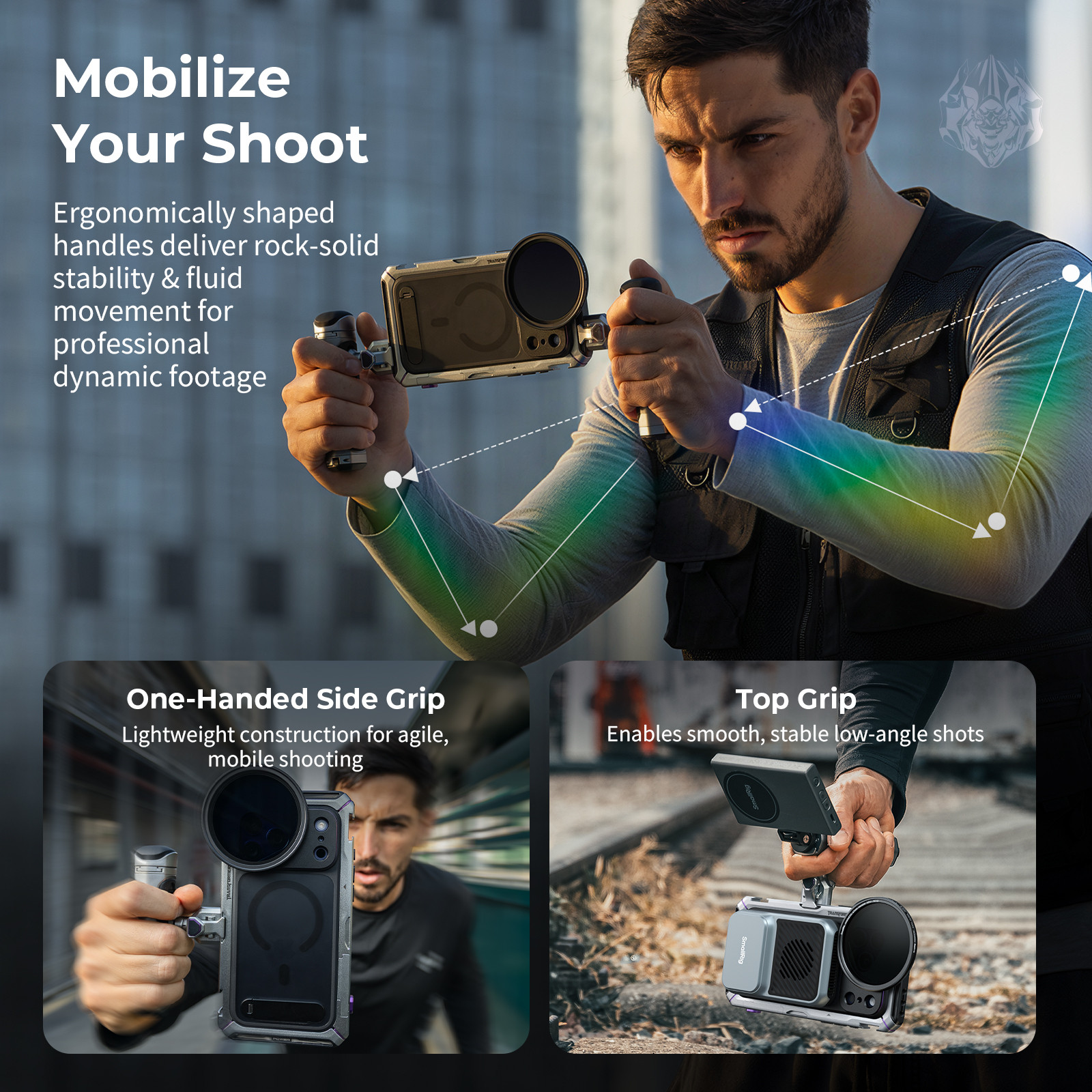 SmallRig Megatron Edition Mobile Dual Handheld Kit for iPhone 17 Pro 5585